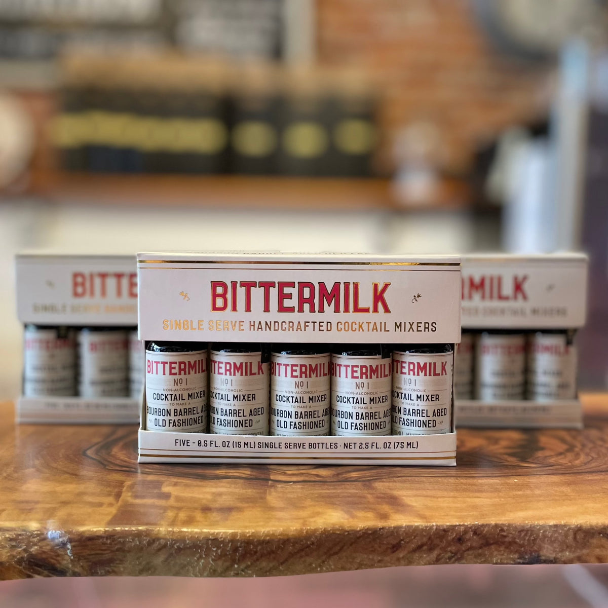 Bittermilk - Single serve bourbon barrel aged old fashioned - 5 pack ...