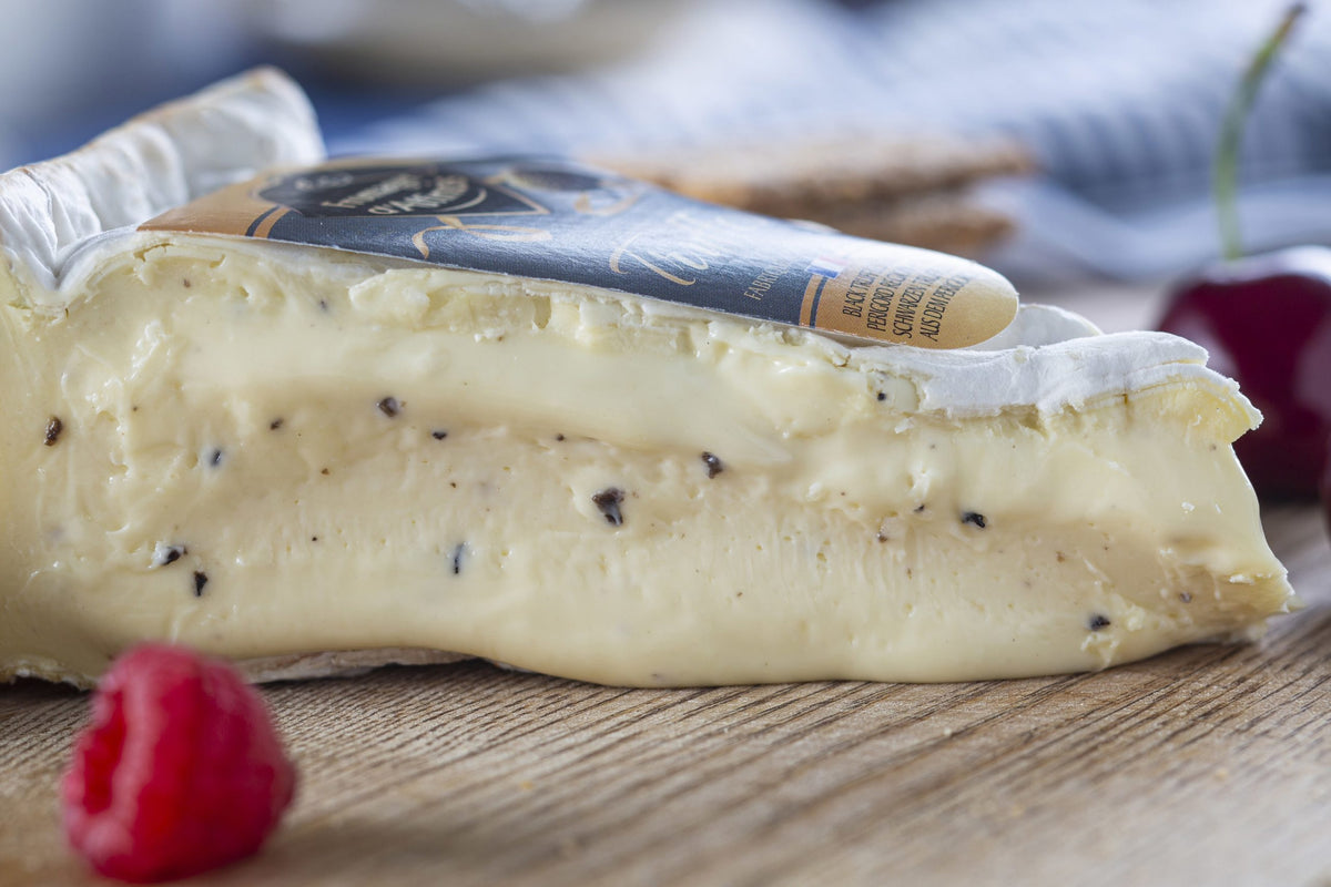 Fromage d’Affinois with black truffle – J'adore Fine Cheese and Chocolate