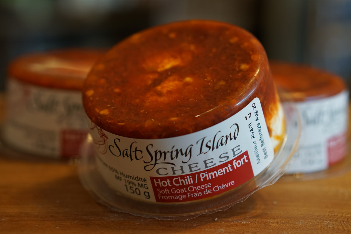 Salt Spring Island Goat Cheese - HOT CHILI – J'adore Fine Cheese and ...
